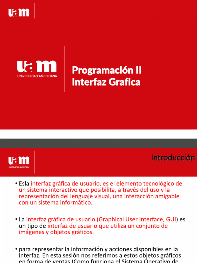 Introducción a GUI con Java Swing | PDF | Interfaces gráficas de ...
