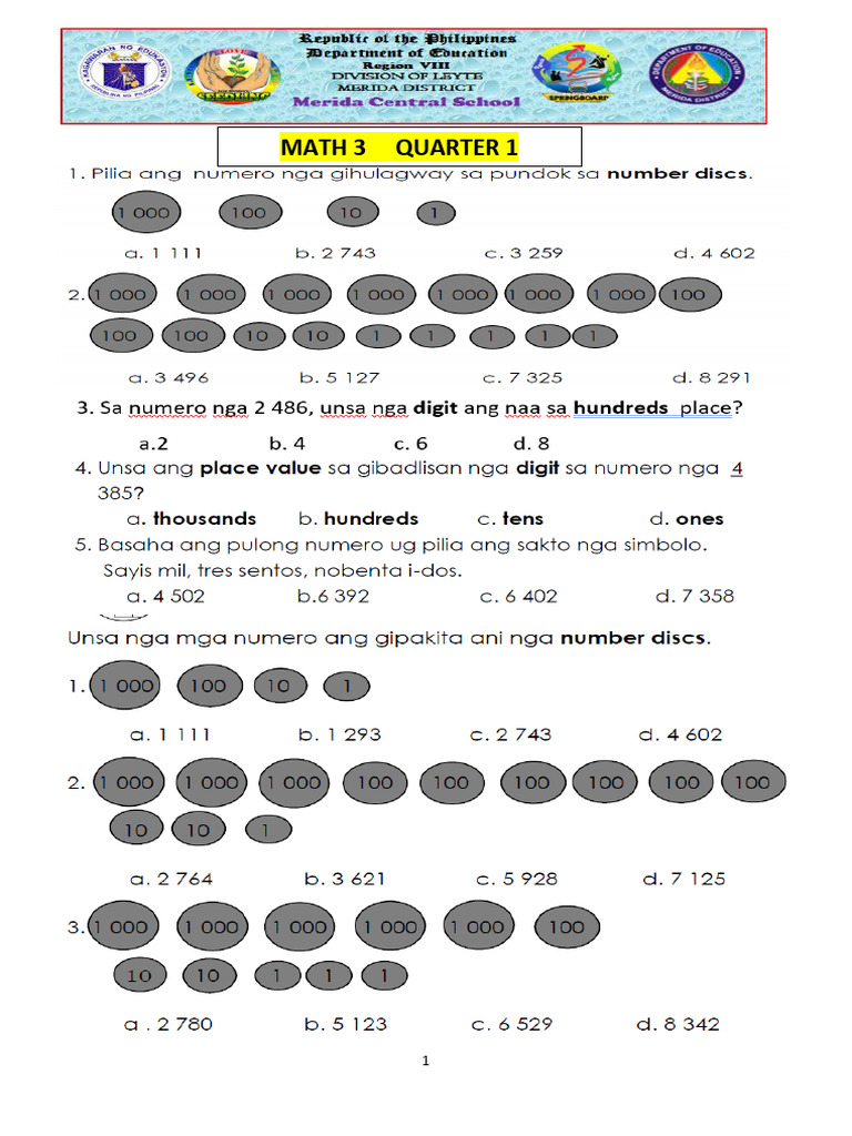 Math Reviewer Ellna | PDF