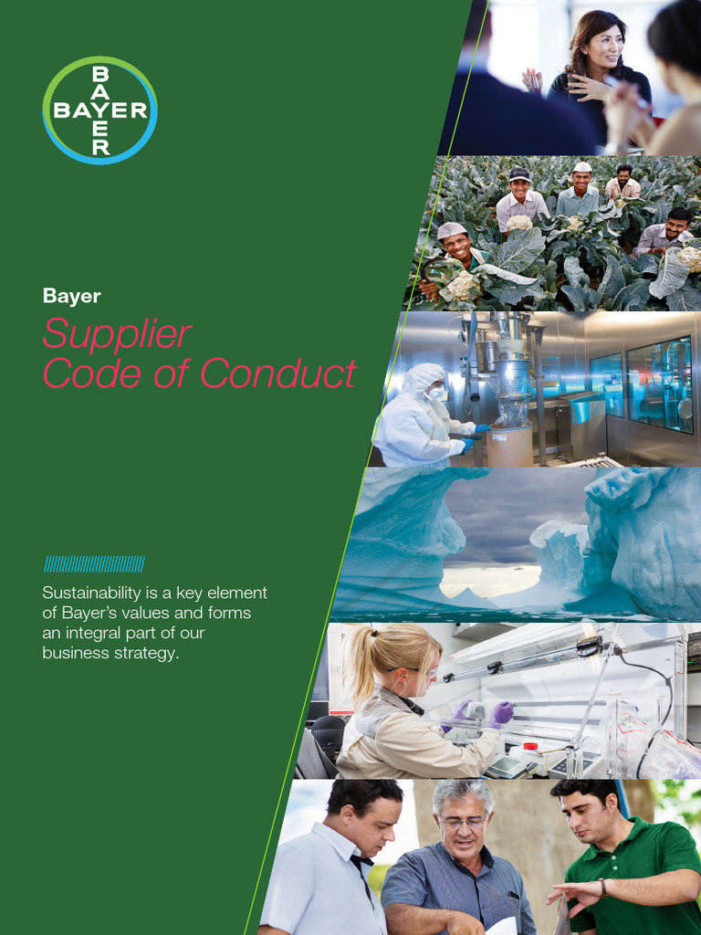 Bayer Supplier Code of Conduct Overview | PDF | Supply Chain | Employment