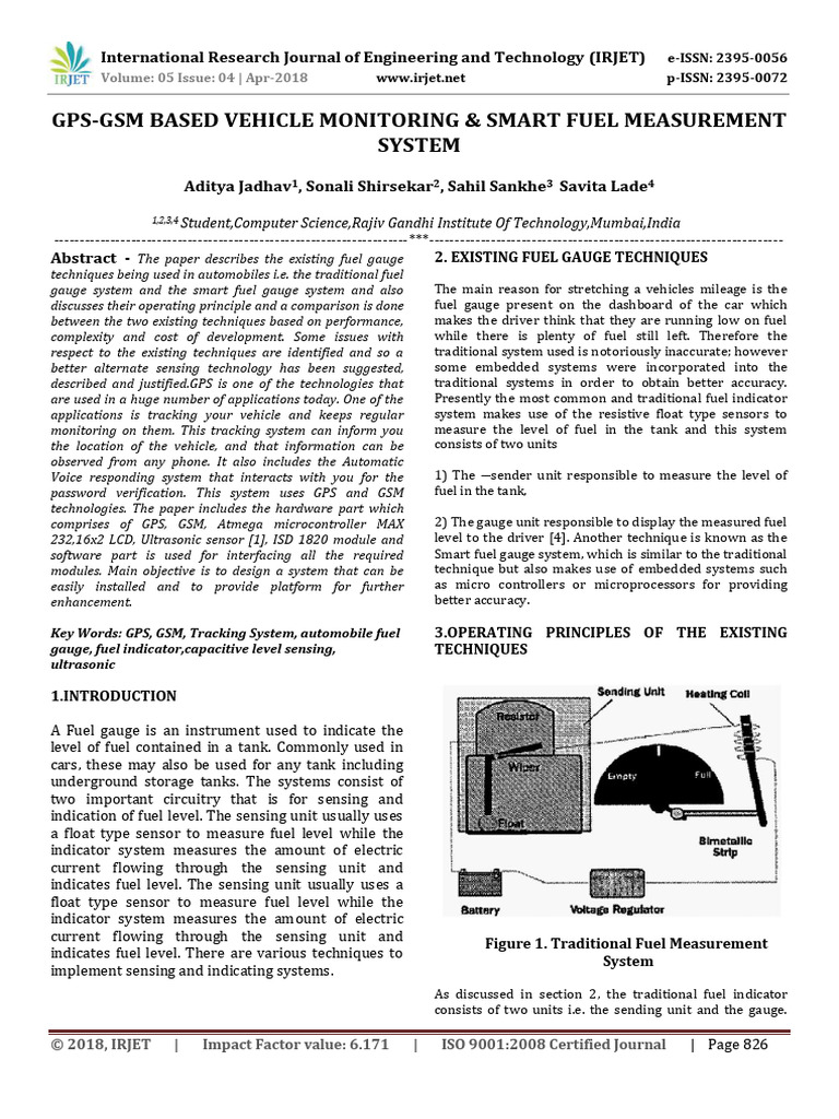 GPS GSM Based Vehicle Monitoring and Sma | PDF | Electrical Resistance ...