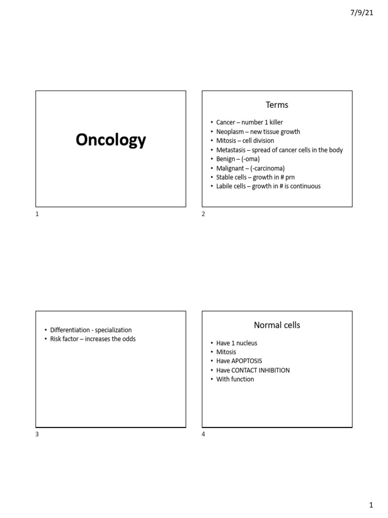 Handouts - Onco | Download Free PDF | Leukemia | Cancer