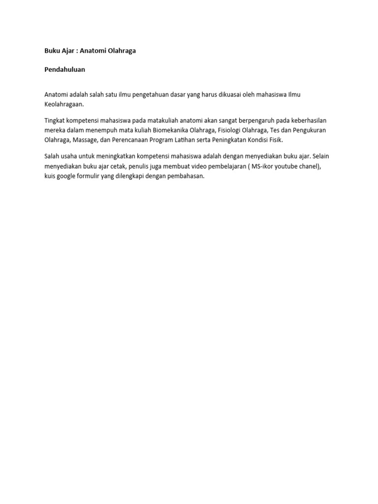 Quiz Pertemuan 3 Terminologi Dan Regio Tubuh Manusia | PDF