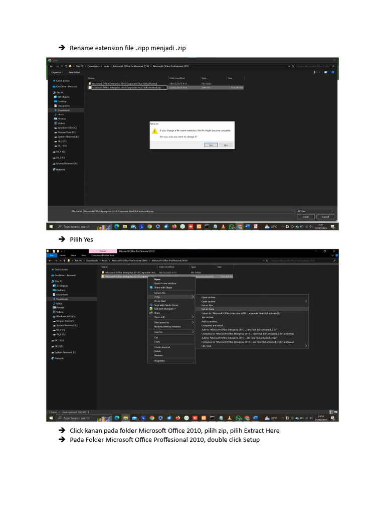 cara_install_microsoft_access | PDF