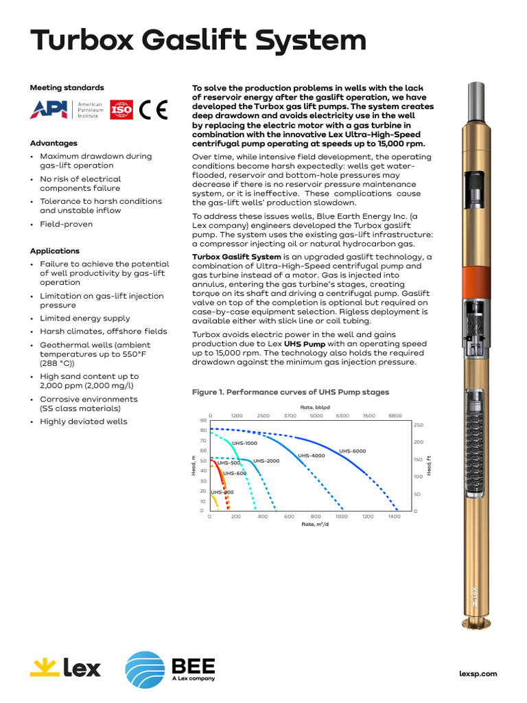 Turbox Gaslift System | PDF | Pump | Petroleum Reservoir