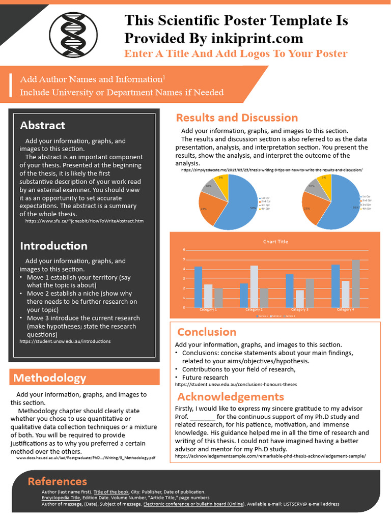 Scientific Poster Template Guide | PDF | Methodology | Scientific Method