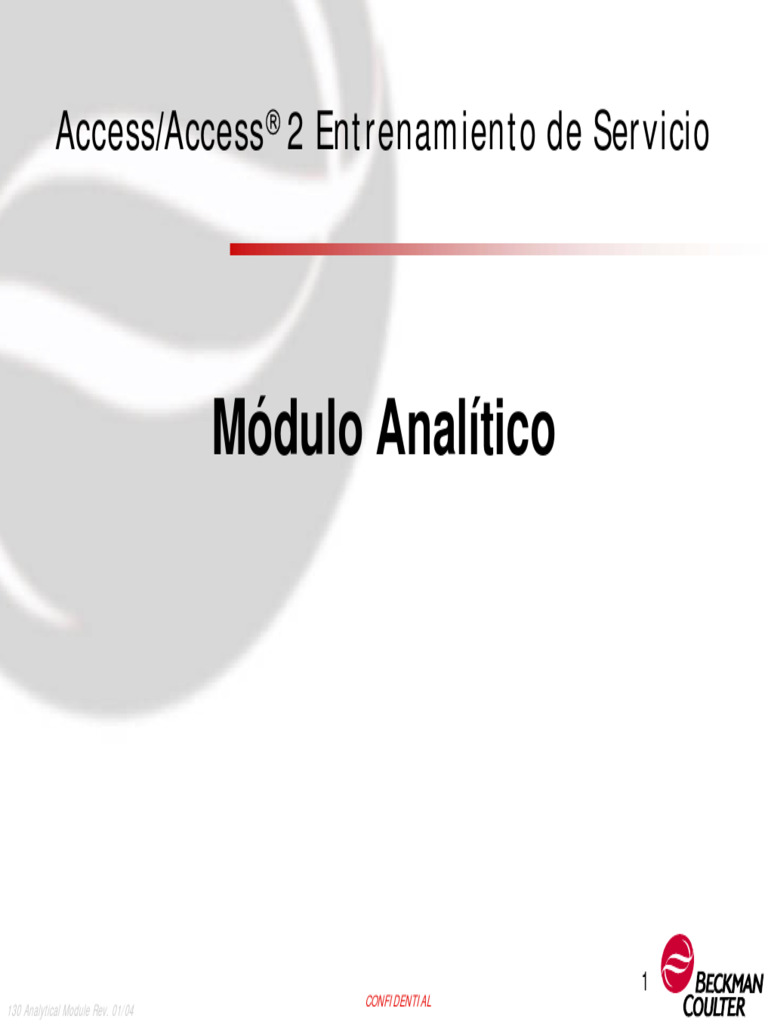 400 Analytical ModuleES | PDF | Bienes manufacturados | Ingeniería mecánica