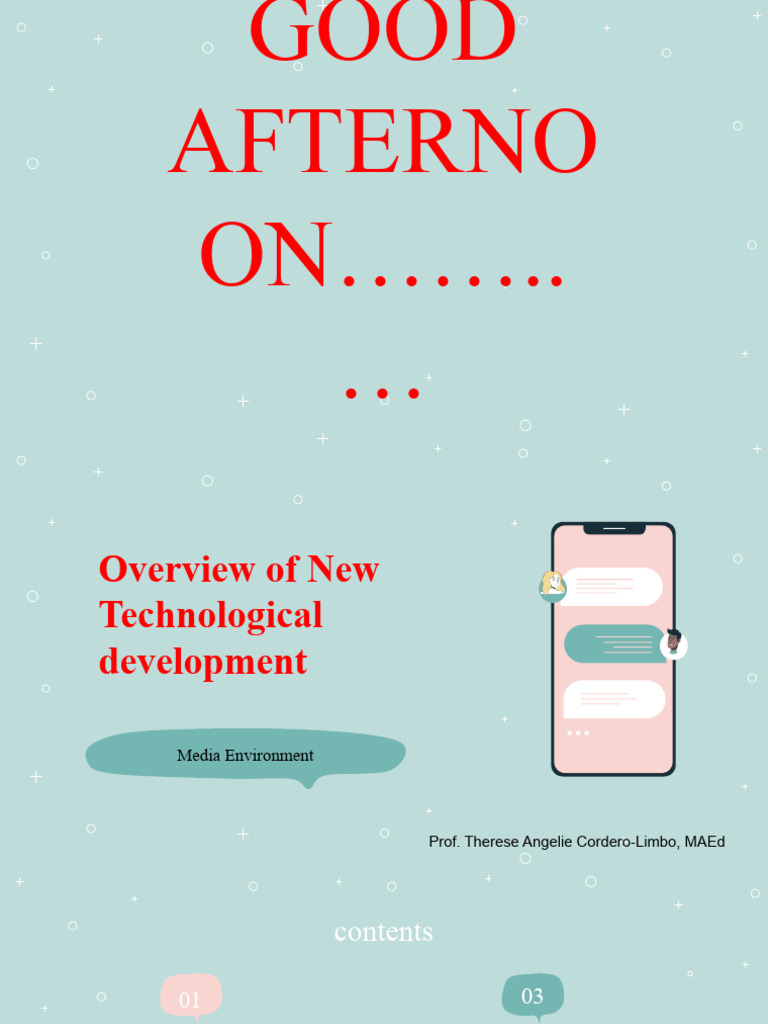 Prelim Lesson 2 New Technological Development | PDF | Augmented Reality | Artificial Intelligence