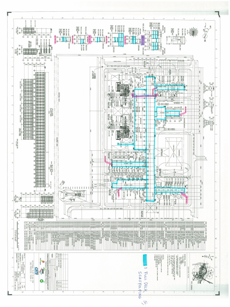 Reference Drawing For Scaffolding Calculation | PDF