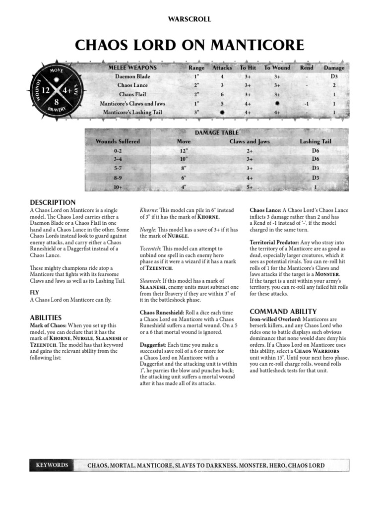 aos-warscroll-chaos-lord-manticore-en | PDF