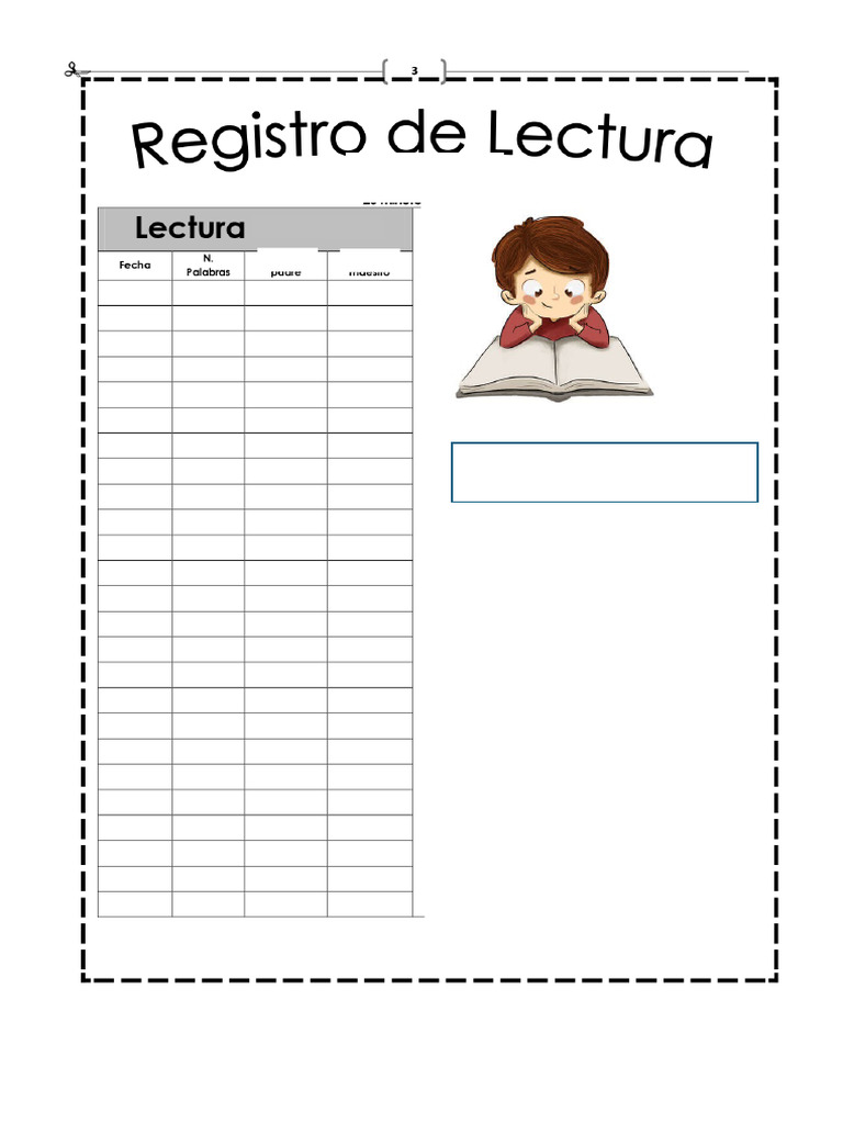 Registro de Lectura Vel | PDF