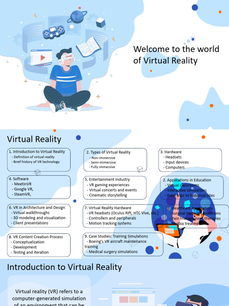 Virtual Reality World | PDF | Virtual Reality | New Media