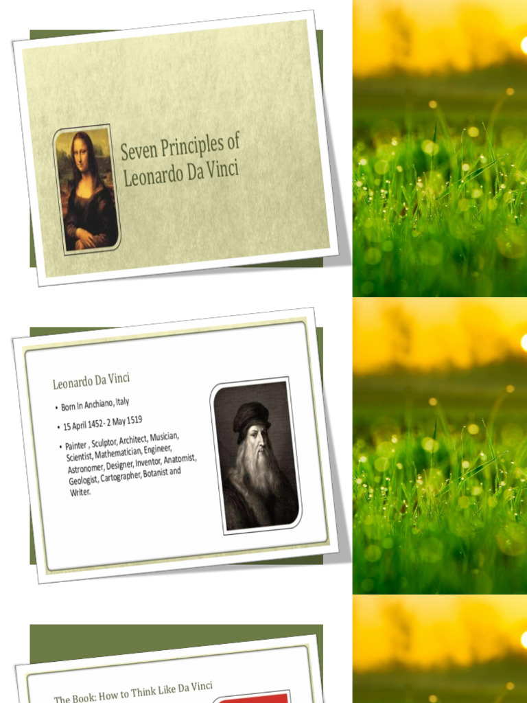Da Vinci Principles | PDF