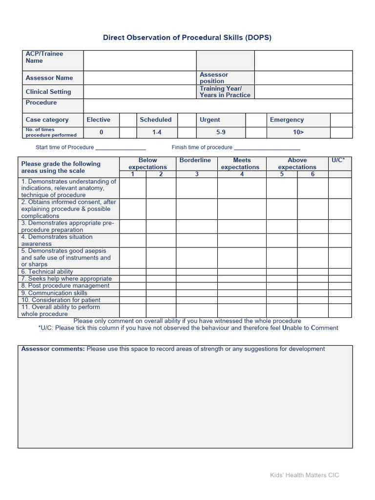 KHM DOPS Record Sheet | PDF | Informed Consent | Anesthesia