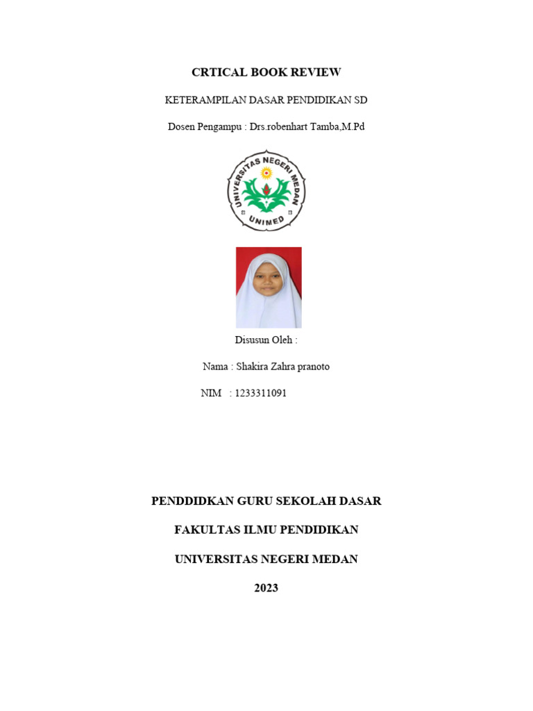 Ulasan Buku Keterampilan Pendidikan SD | PDF