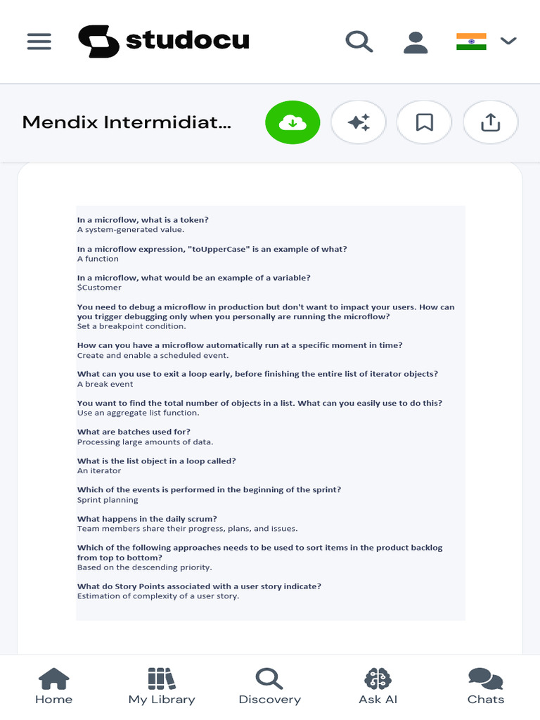 Mendix Intermediate Developer Exam Guide | PDF