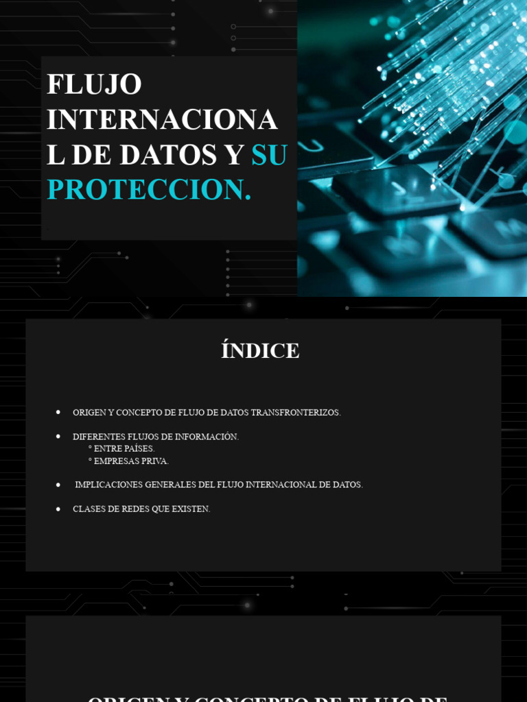 Flujo Internacional de Datos y Seguridad | PDF | Red de área amplia ...