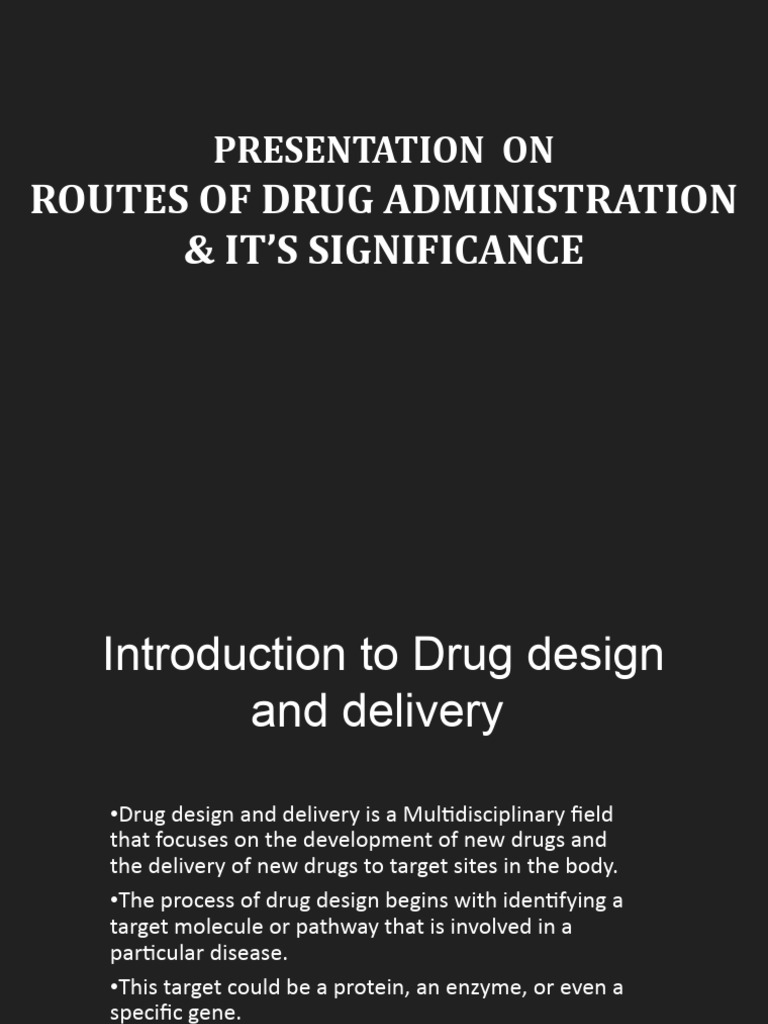 Drug Administration Routes Explained | PDF | Drug Design | Injection ...