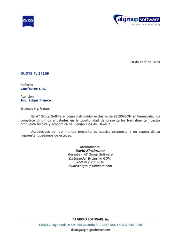 Proposal for T-SCAN Hawk 2 Equipment | PDF | Laser | Quantum Optics