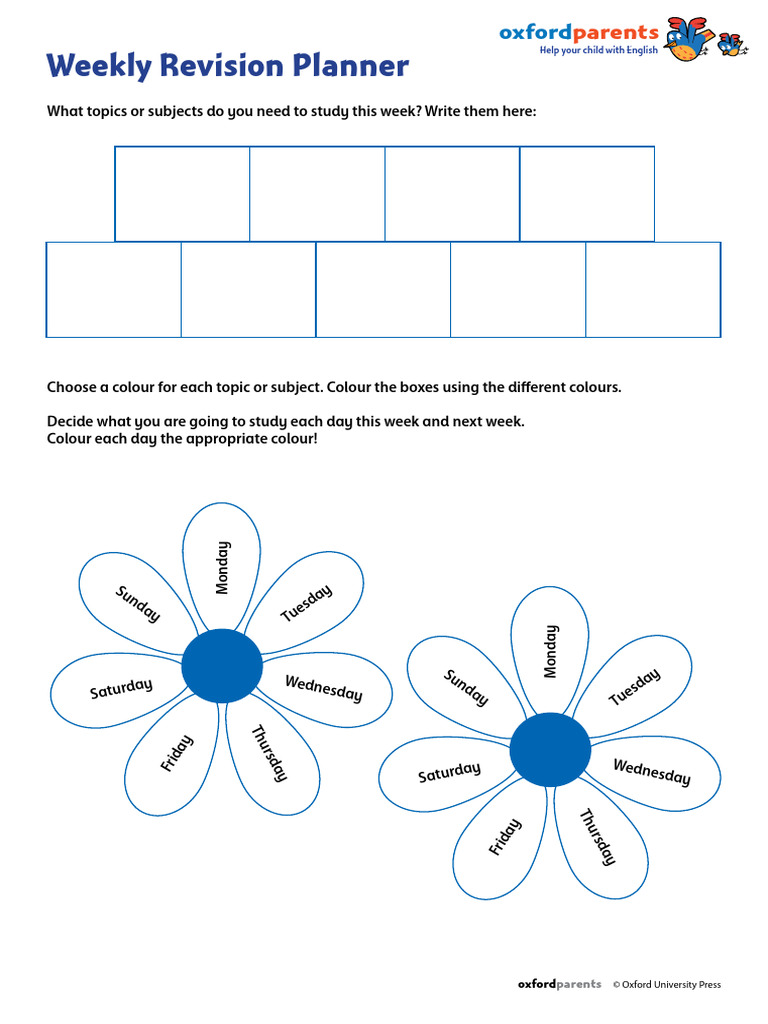 Op Weekly Revision Planner | PDF