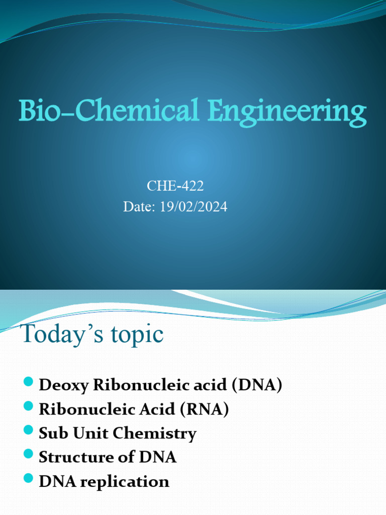 Lec 8 (BioChem) | PDF