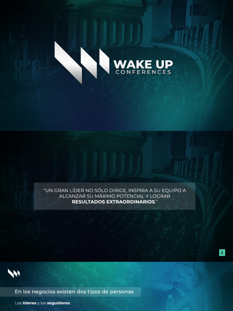 Wake Up Conferences - Brochure | PDF