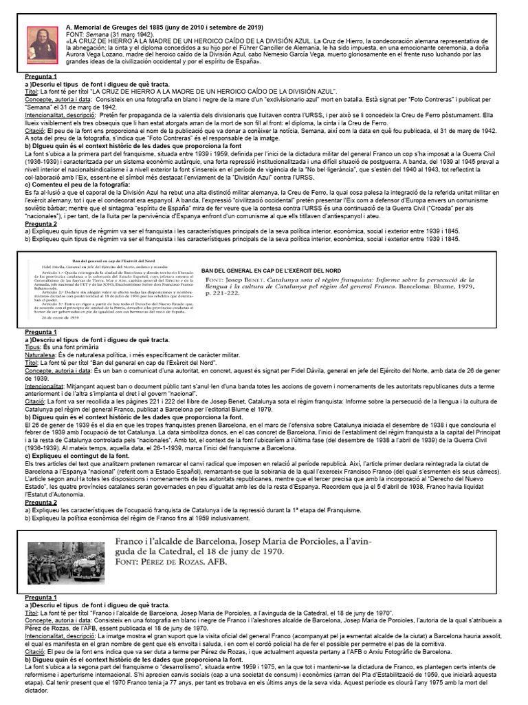 Examen Història D'espanya | PDF