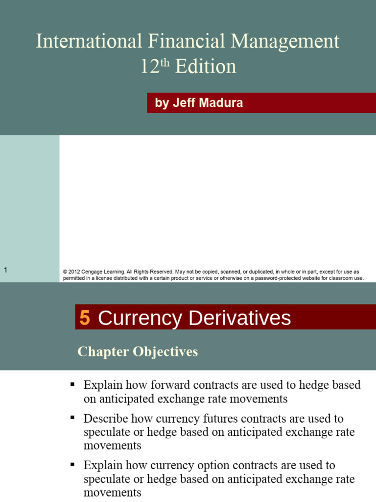 ICF11e_ch05 | PDF | Option (Finance) | Put Option