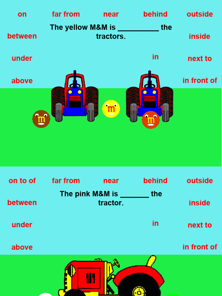 Prepositions of Place With Mickey and Pluto x File Fun Activities Games ...