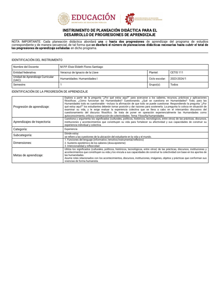 Planeaciondidactica - Sems.gob - MX Plan Print 1260638 | PDF ...