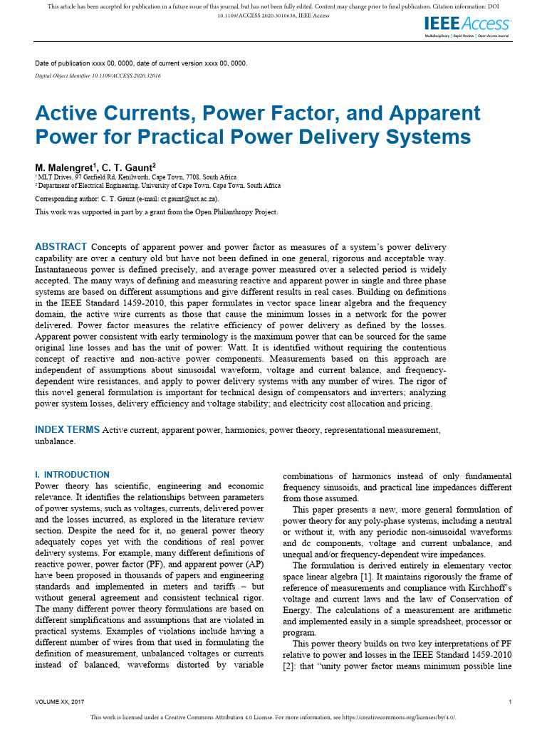 Active_Currents_Power_Factor_and_Apparent_Power_fo | PDF | Ac Power ...