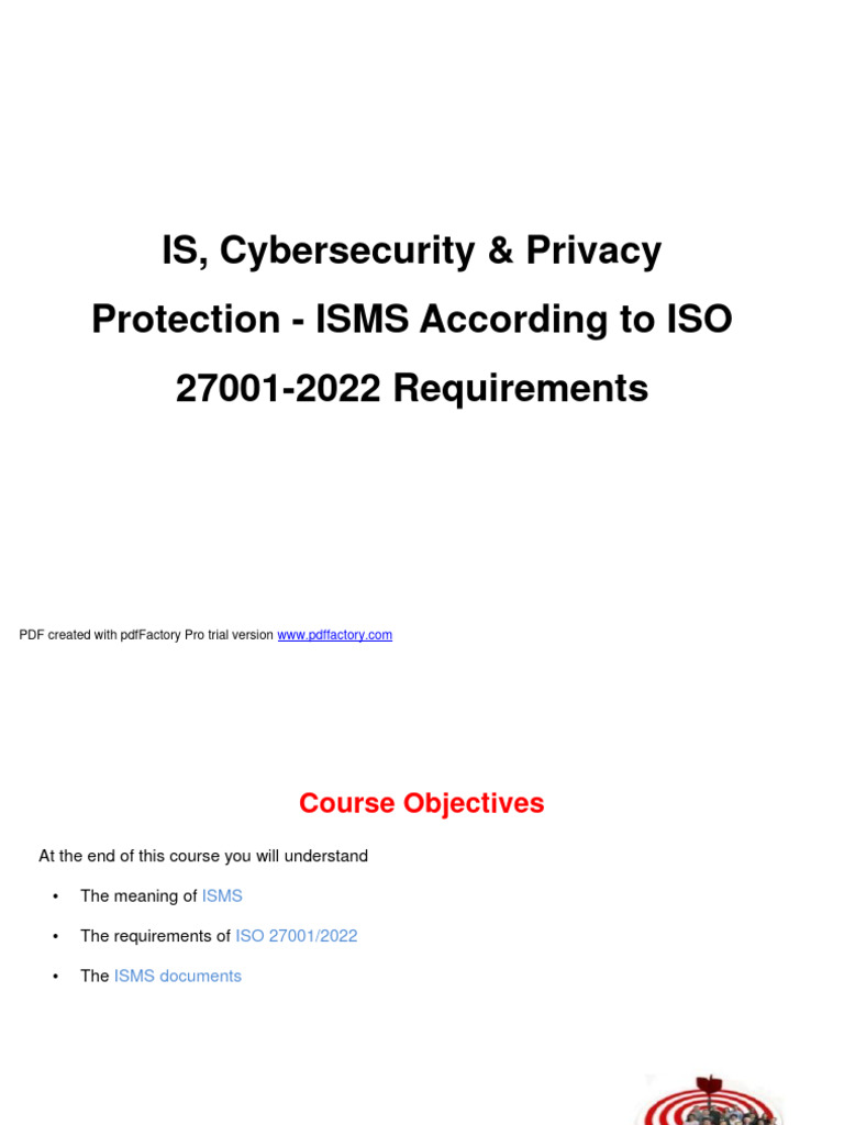 Isms - Iso 27001-2022 | PDF | Risk | Information Security