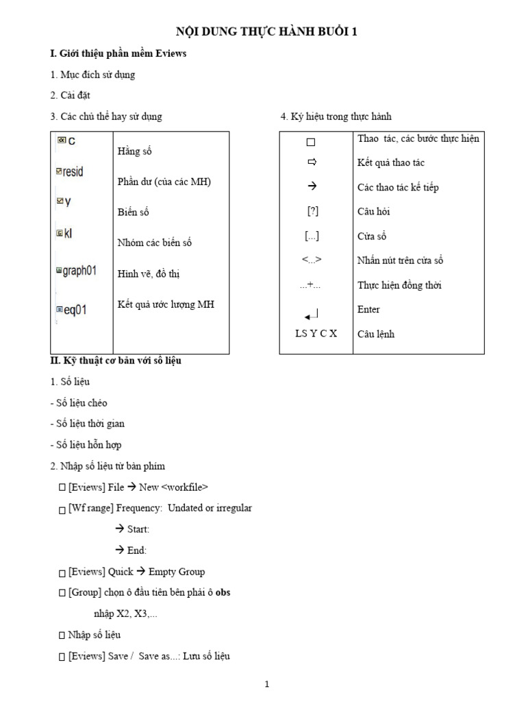 Eviews Guide (Link) | PDF