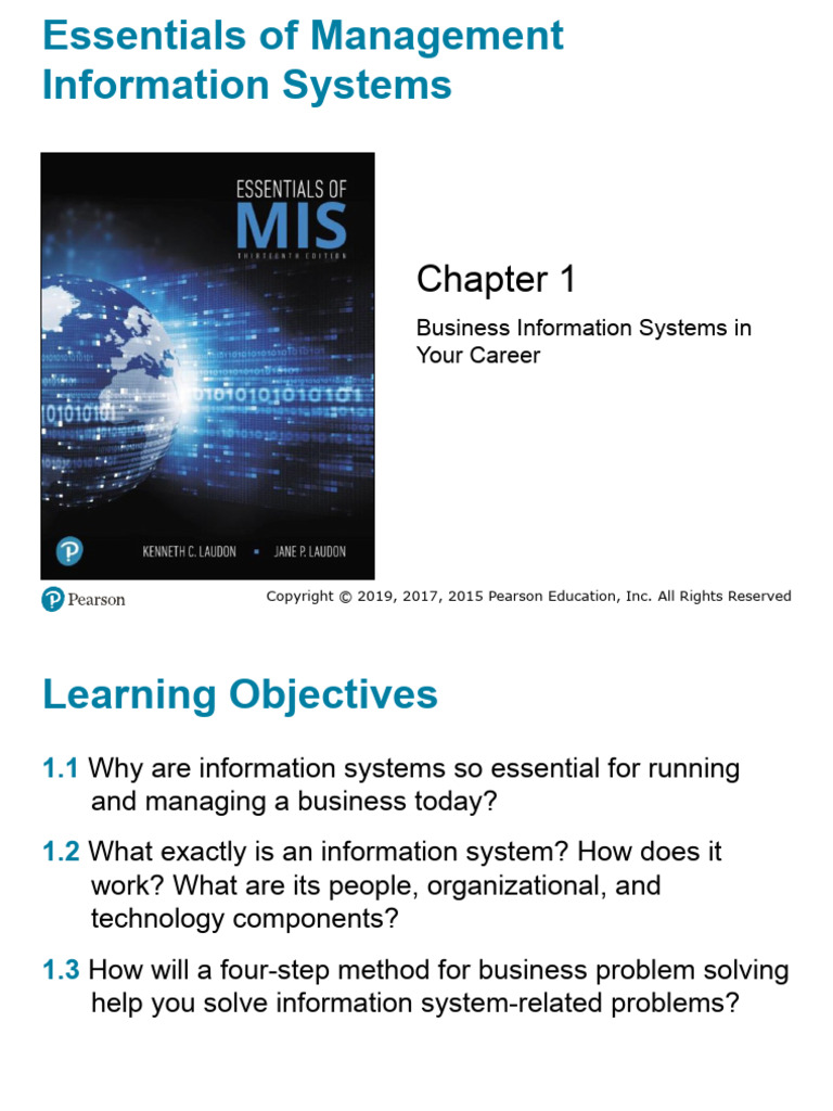 Chapter 1 | PDF | Information | System