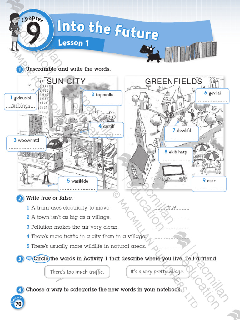 Story Central Level 5 Activity Book Chapter 9 Sample | PDF | Face