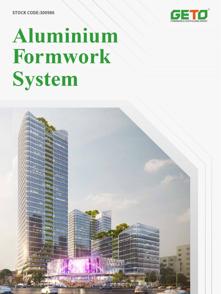 GETO Aluminium Formwork Overview | PDF | Welding | Construction