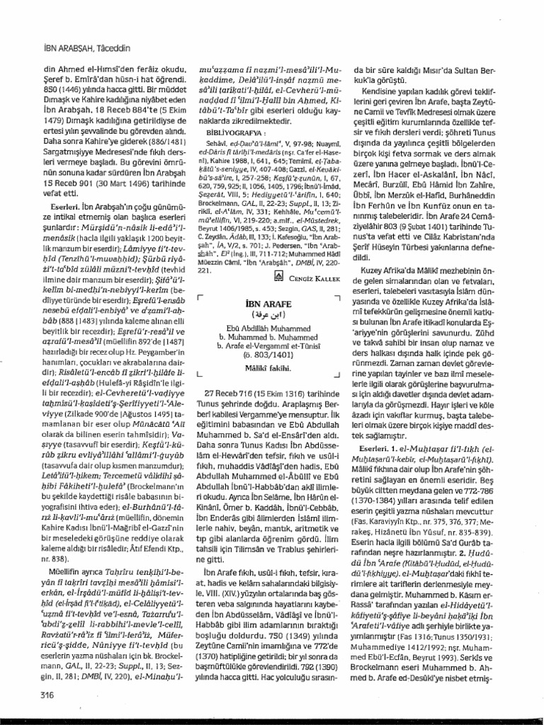 iBN ARAFE - c.19 | PDF