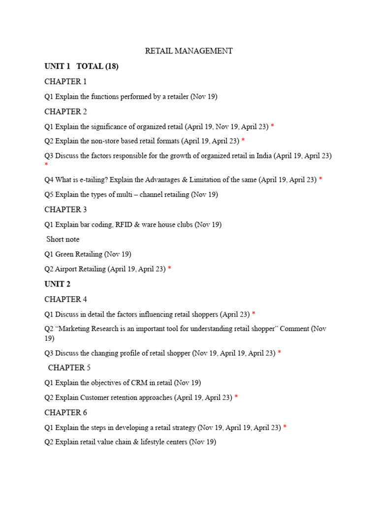 Comprehensive Retail Management Guide | PDF | Brand | Marketing