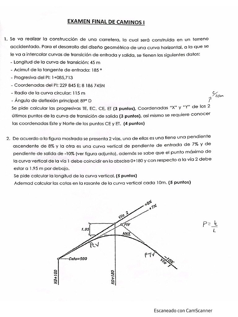 Final Caminos I | PDF