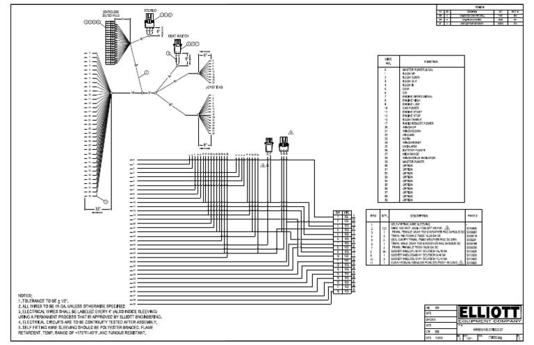 407 Main Wiring Harness Schematic | PDF