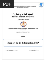 Rapport de stage chez Sonatrach TRC | PDF | Gaz naturel | Transport