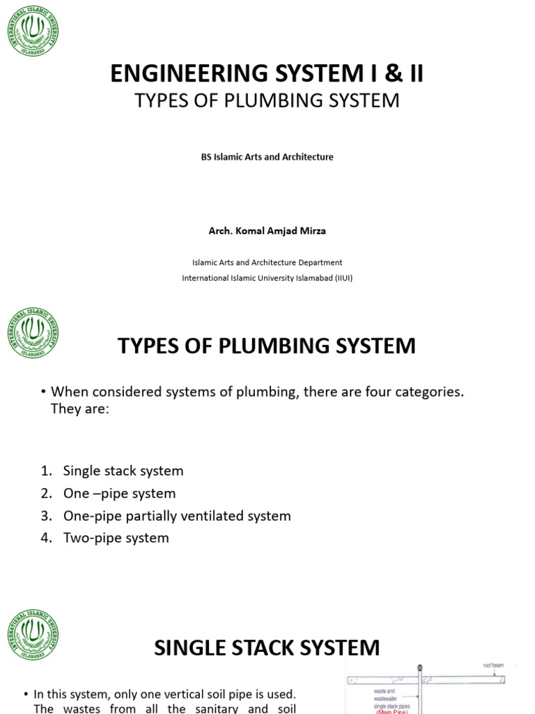3-Types of Plumbing System | PDF | Plumbing | Hydraulic Engineering