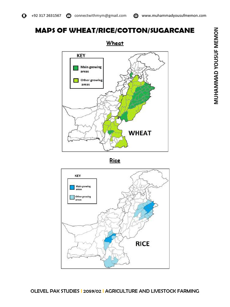 Maps of agriculture | PDF | Agriculture | Rain