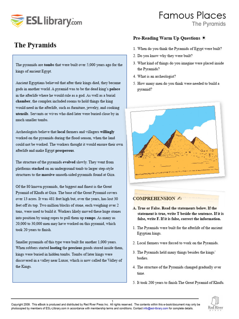 The Pyramids | PDF | Egyptian Pyramids | Ancient Egypt