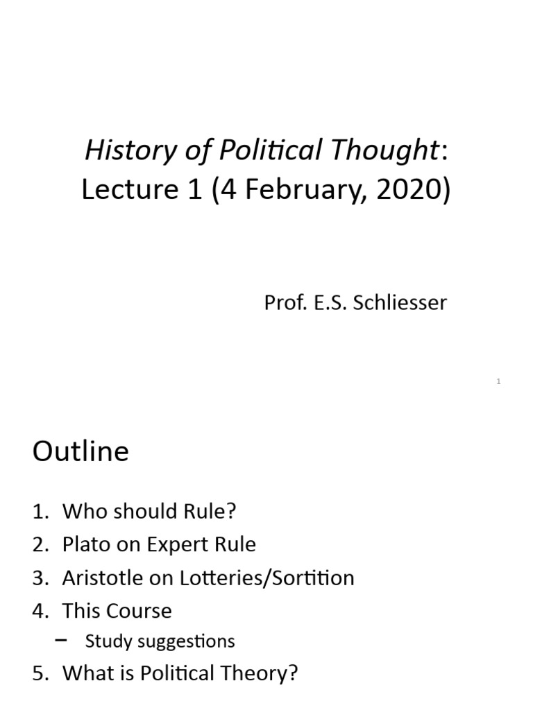 Political Thought: Rulers and Democracy | PDF | Theory | Concept
