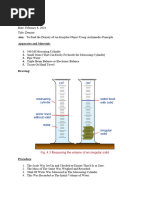 Measuring Volume of Irregular Solids | PDF | Volume | Physical Quantities