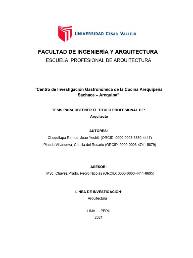 Chuquitapa RJY Pineda VCDR SD | PDF | Perú | Enseñando