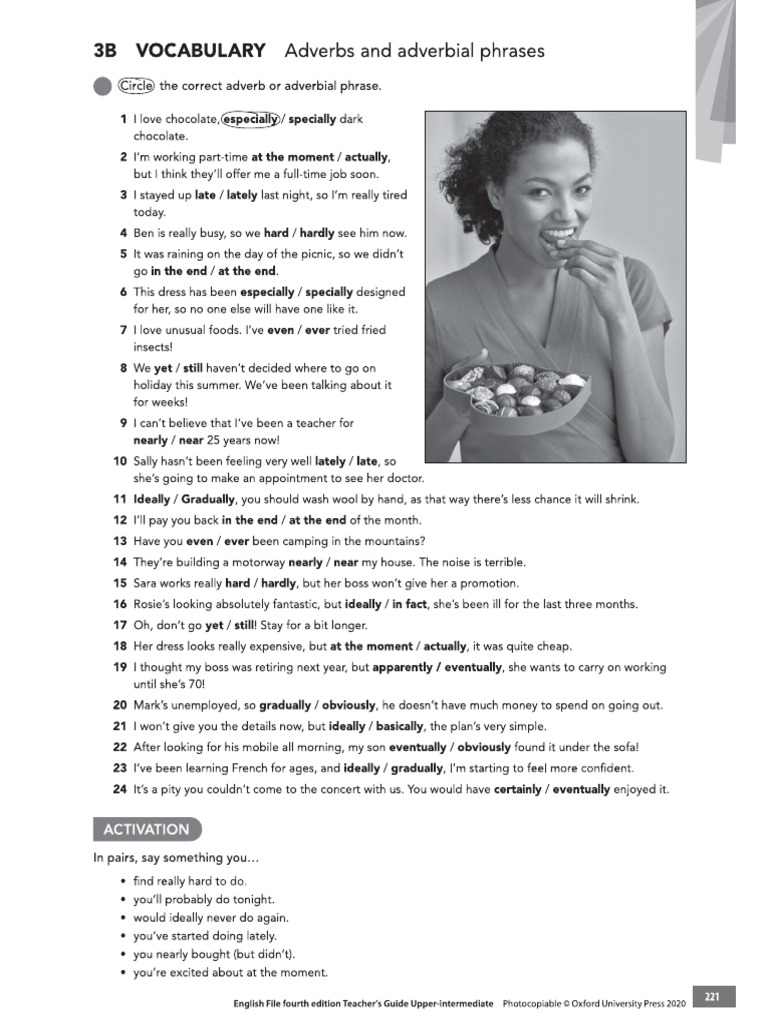 Adverbs and Adverbial Phrases Upper | PDF