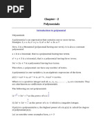 Polynomials | PDF | Polynomial | Algorithms