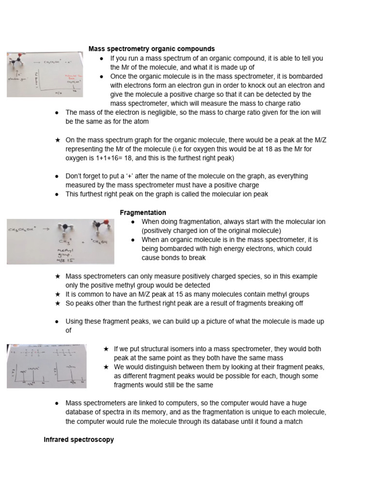 Analytical Techniques Notes | PDF | Infrared Spectroscopy | Mass ...