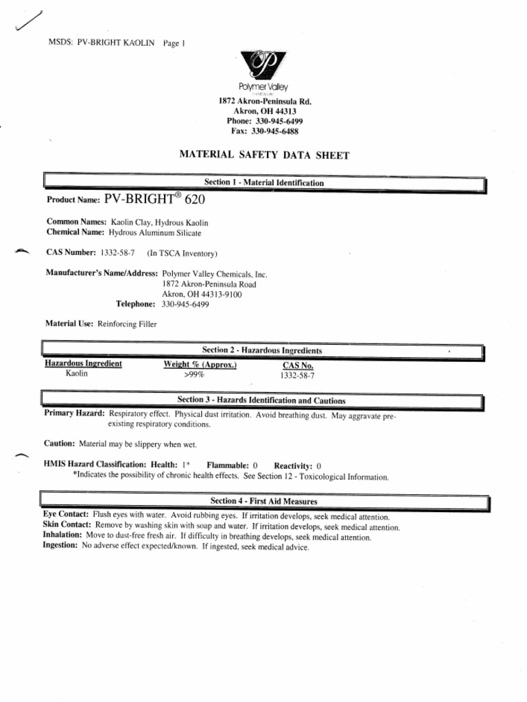 Pv-Bright 620 Data Sheet | PDF